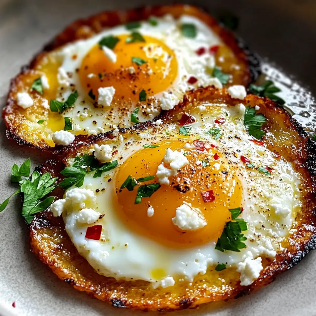 Irresistible Crispy Feta Fried Eggs for a Perfect Breakfast