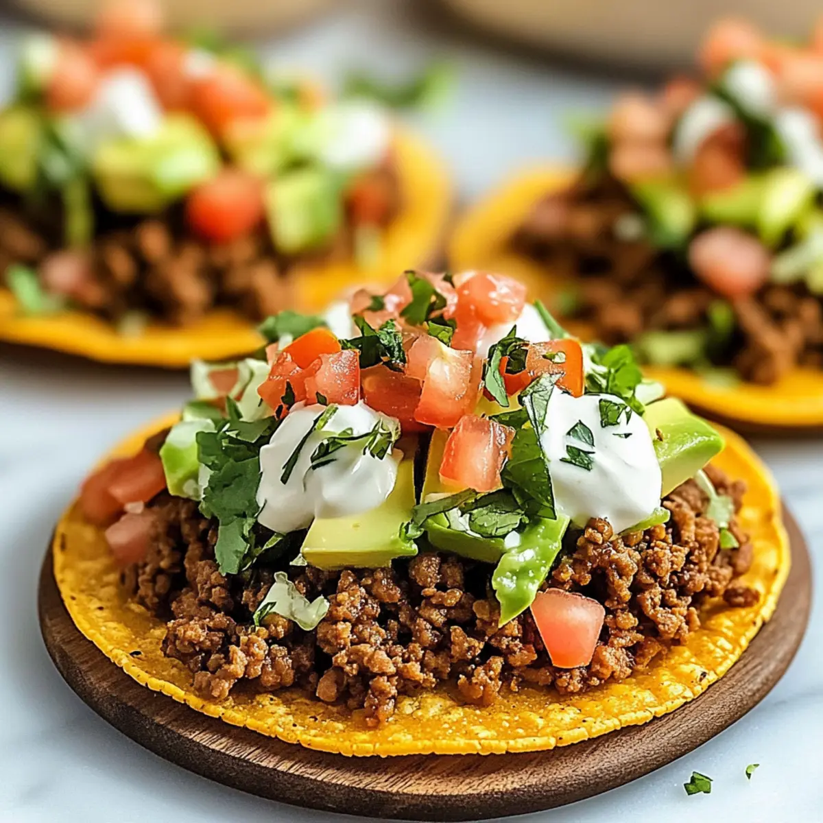 Ultimate Ground Beef Tostadas: Deliciously Crispy Delight