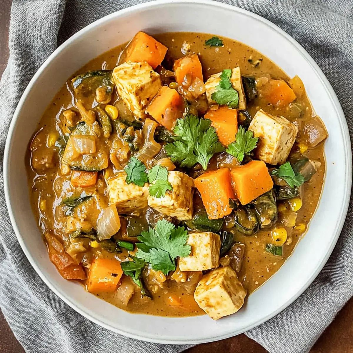 Ultimate Creamy Garlic Ginger Tofu Stew for Cozy Evenings