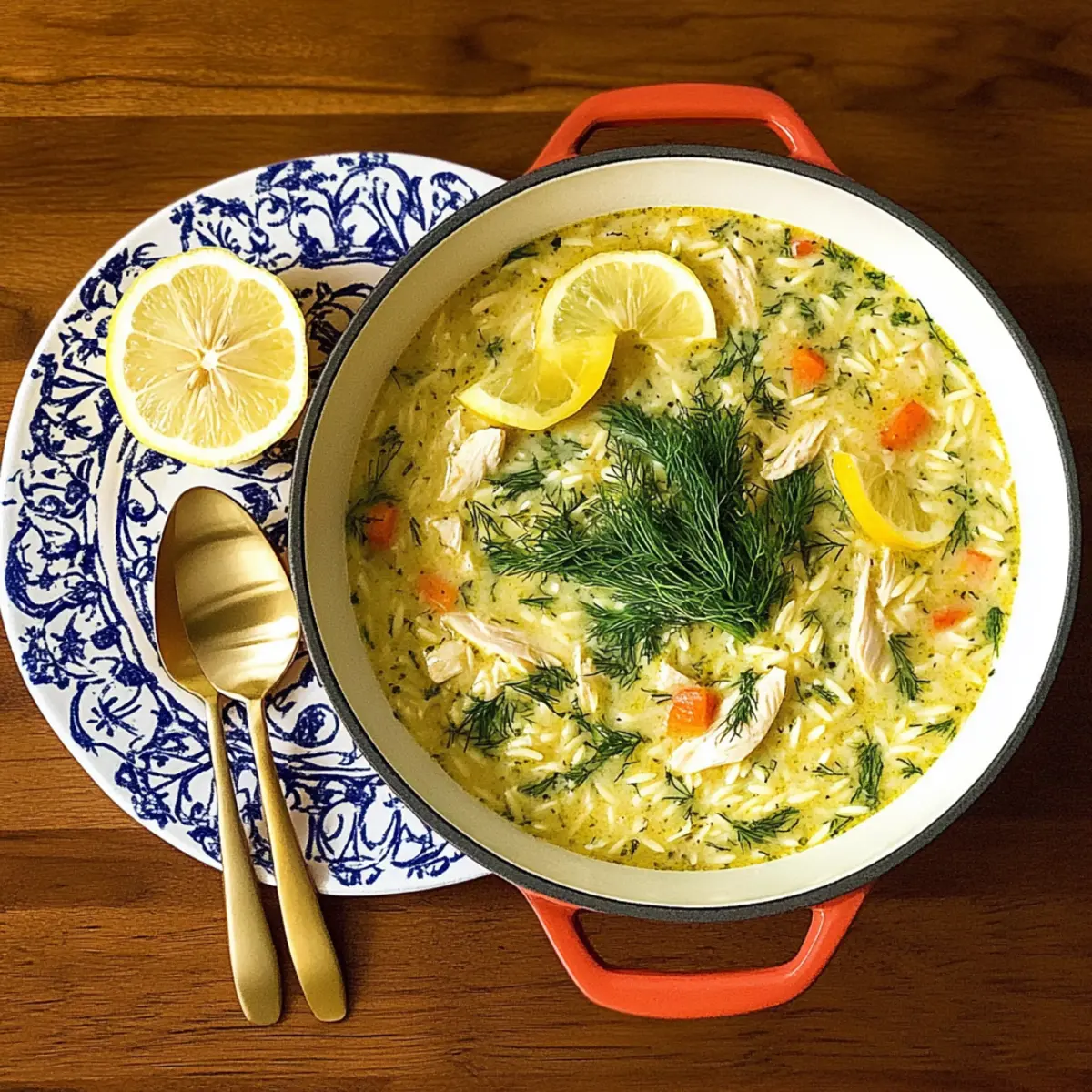 Easy Avgolemono: Delicious Greek Chicken Pasta Soup