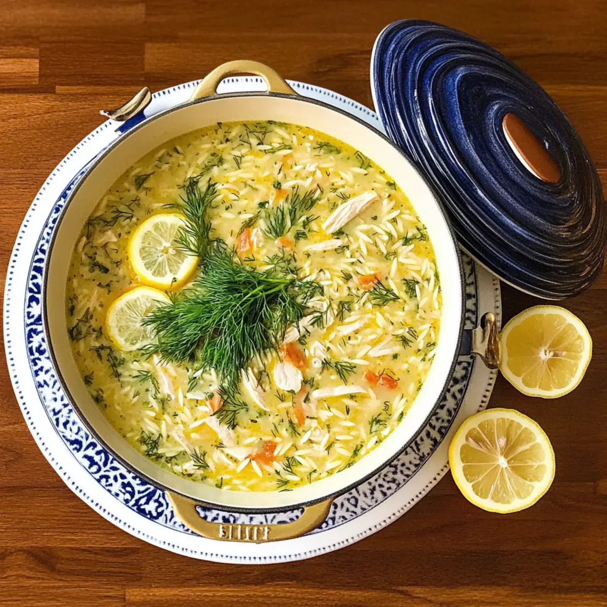 Easy Avgolemono: Delicious Greek Chicken Pasta Soup