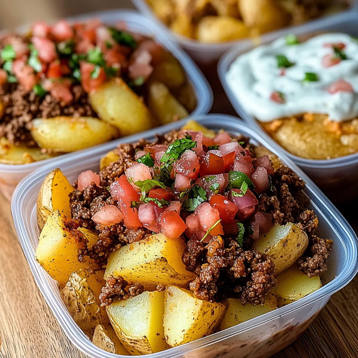 Loaded Potato Taco Bowls - The Ultimate Comfort Meal