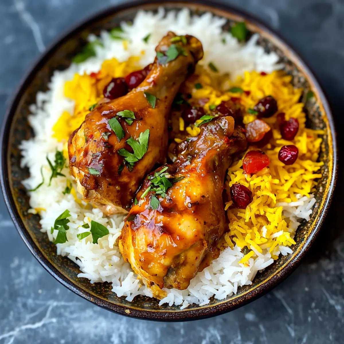 Ultimate Persian Saffron Chicken with Barberry Rice: Delicious Feast