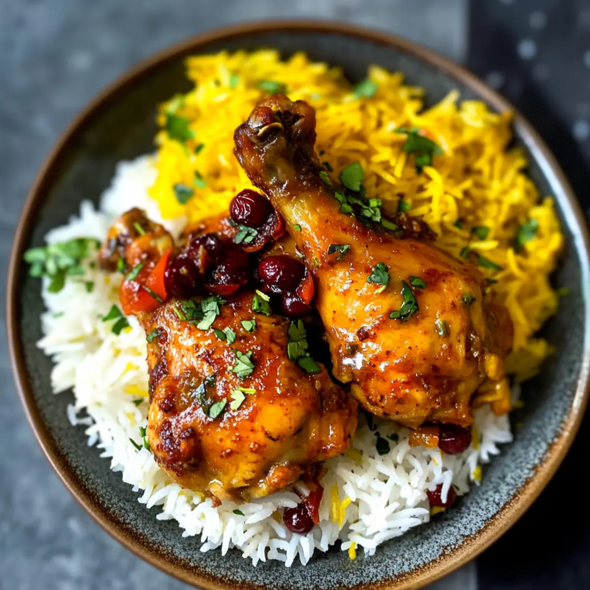 Ultimate Persian Saffron Chicken with Barberry Rice: Delicious Feast