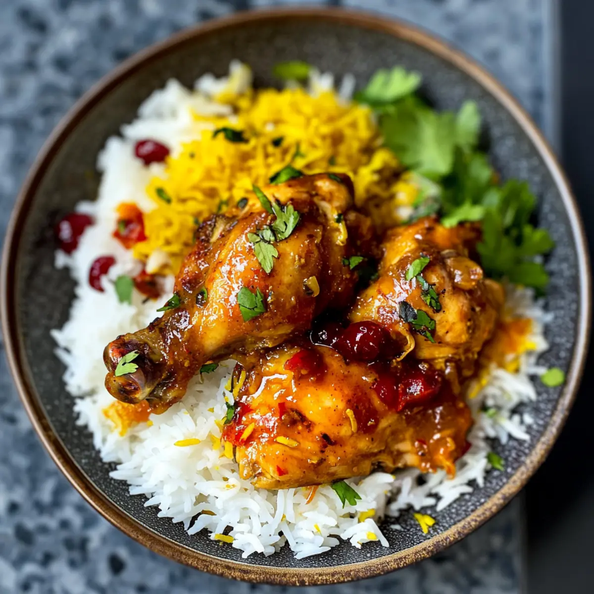 Ultimate Persian Saffron Chicken with Barberry Rice: Delicious Feast