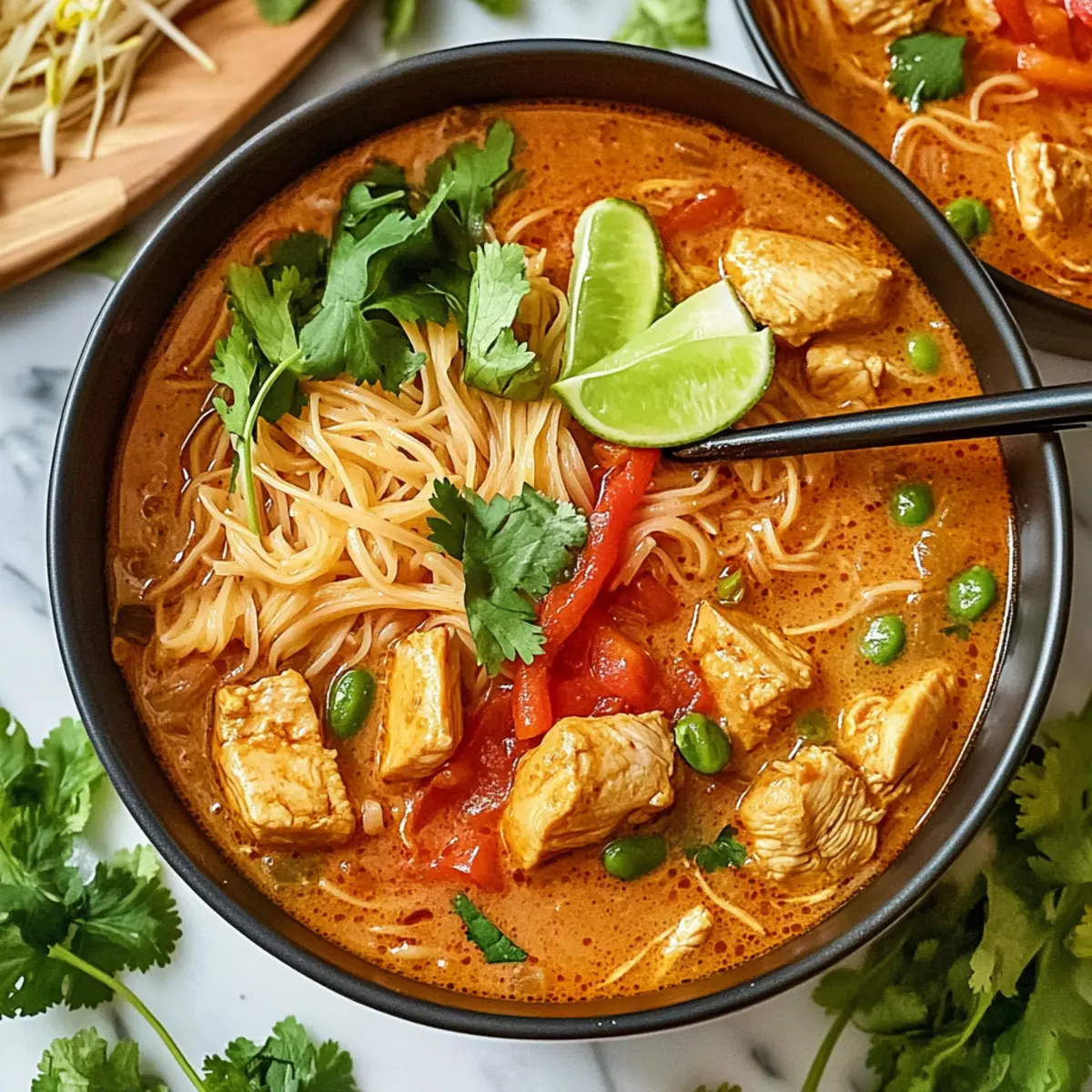 Ultimate Thai Red Curry Noodle Soup: Delicious Comfort Food